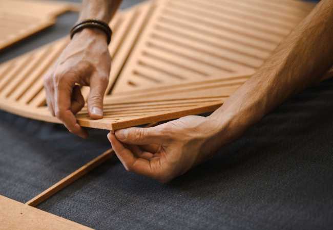 Viltkunst op de muur - Interieurjournaal.com